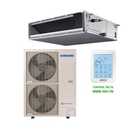 Aire Acondicionado Conducto Deluxe Samsung AC140RNMDKG + AC140RXADKG ...